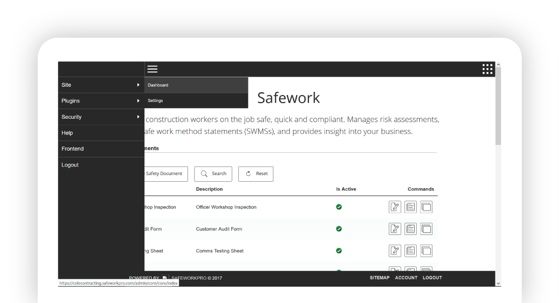 Setup Instructions – SafeWorkPro